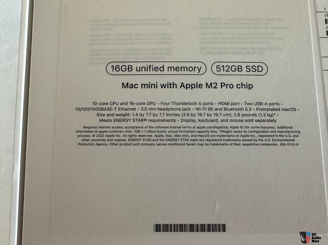 Mac Mini M2 Pro - 512GB SSD - 16GB - Like New Photo #4617321 - US Audio ...