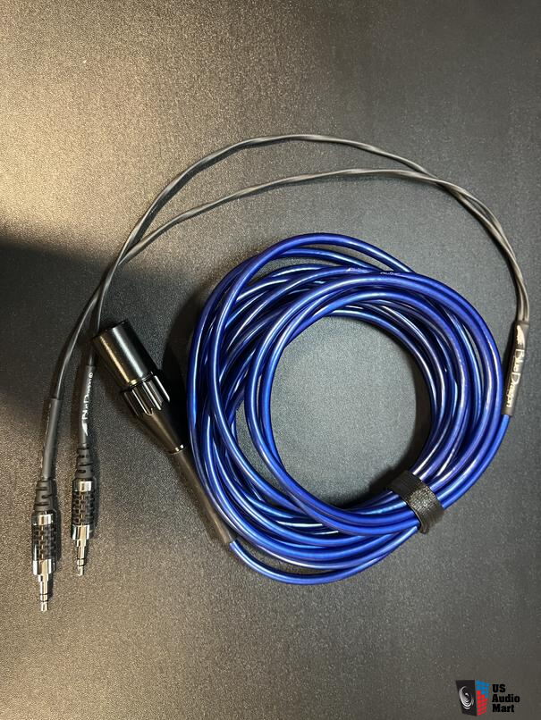 20 ft Moon Audio Blue Dragon Headphone Cable - 4-pin Furutech XLR ...