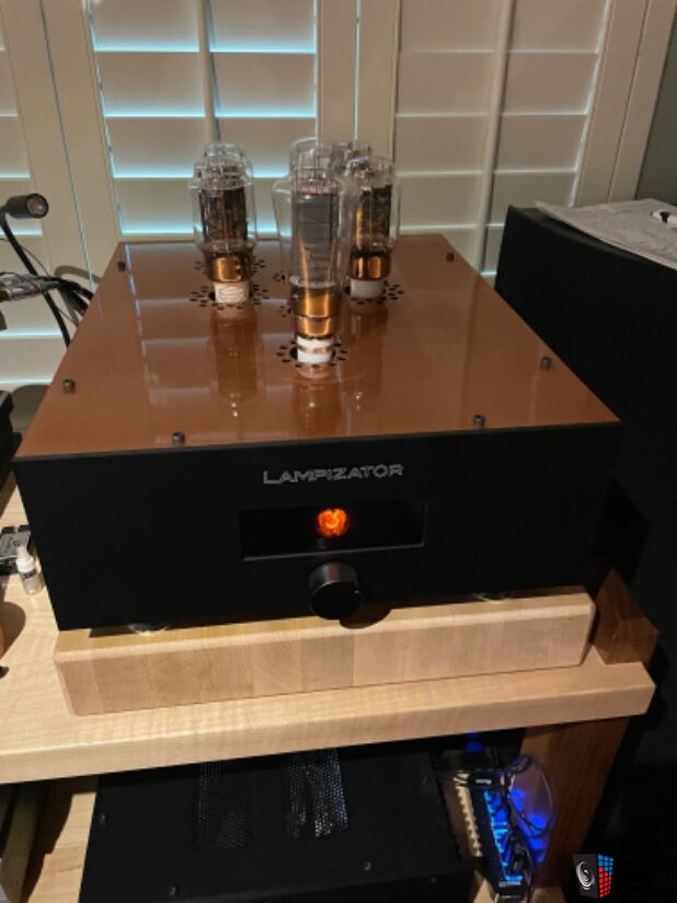 Oak and walnut hifi stand Photo #4617504 - US Audio Mart