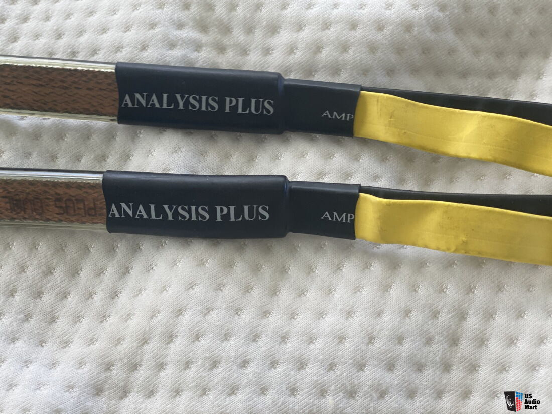Analysis Plus Big Oval Speaker Cables 6ft pair in Excellent Condition ...