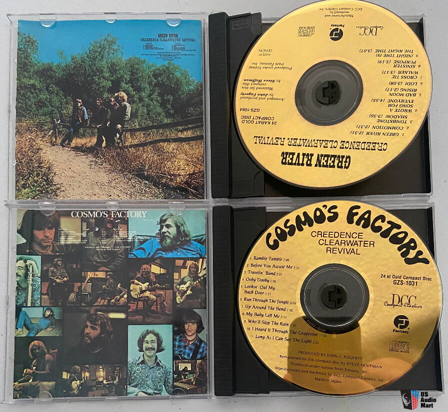 Creedence Clearwater Revival DCC 24K Gold Disc's VG+ Green/Cosmos For ...