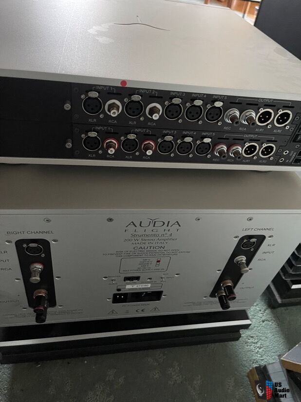 Audia Flight Strumento 4 200 Watt Stereo Amp V2 & Audia Flight ...