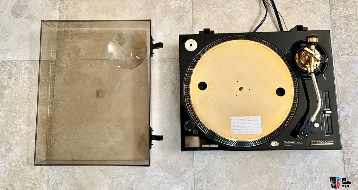 Technics SL 1200 LTD Limited Edition Gold Platter Direct Drive DJ ...