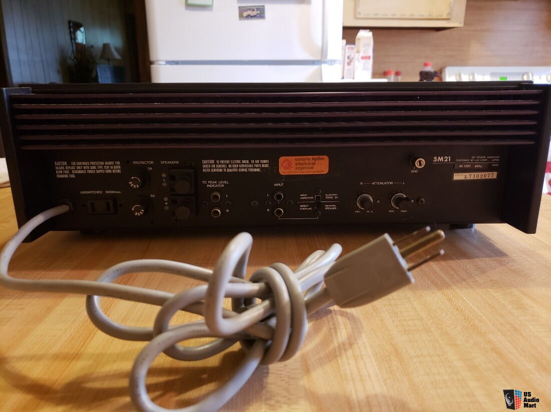 Luxman 5M21 Laboratory Reference Series Amplifier Photo #4622844 ...