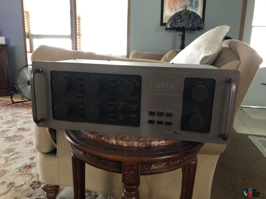 Carver pre amp model 4000t Photo #4623762 - US Audio Mart