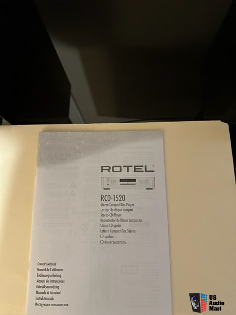 Rotel RCD1570 CD player - With Box and Remote Photo #4625072 - US Audio ...