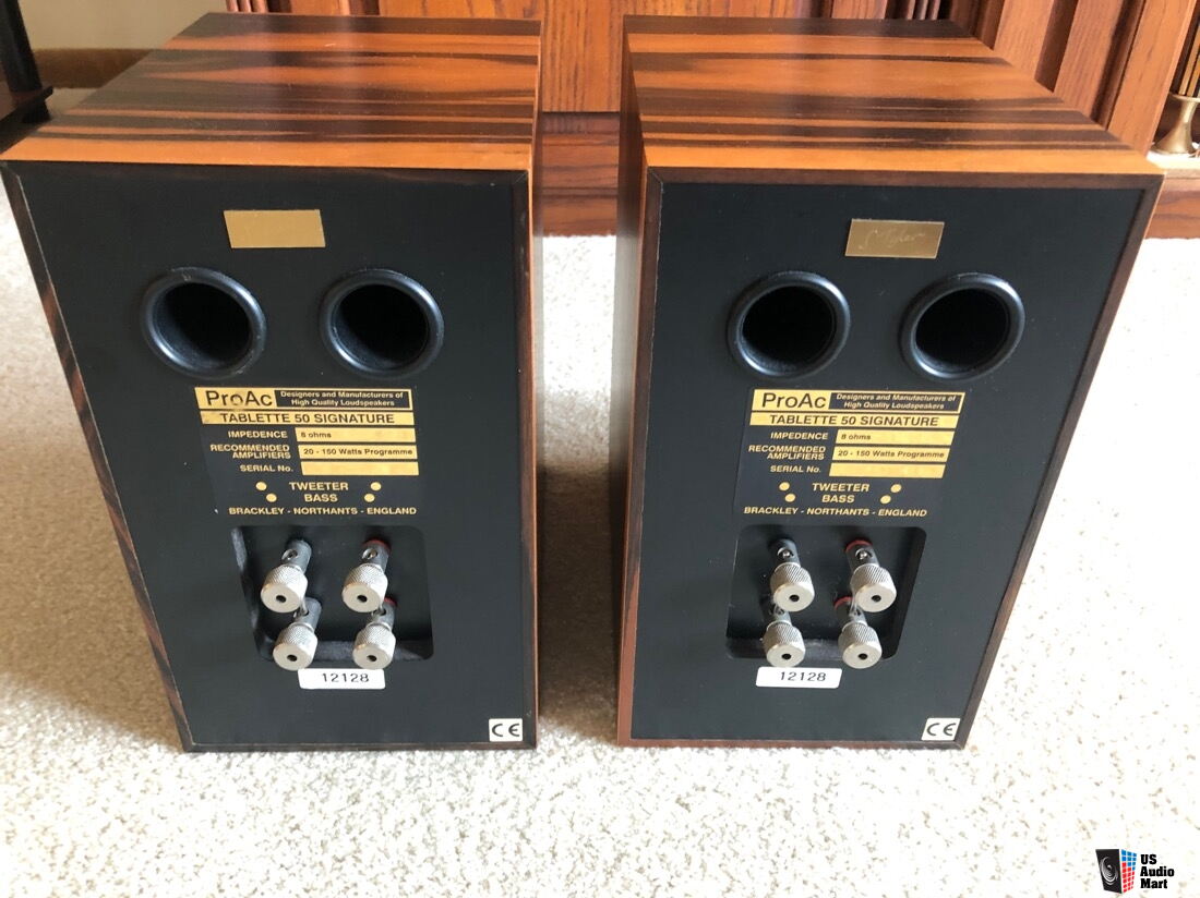 Proac TABLETTE 50 SIGNATURE EBONY Bookshelf Speakers! Photo #4628727 ...