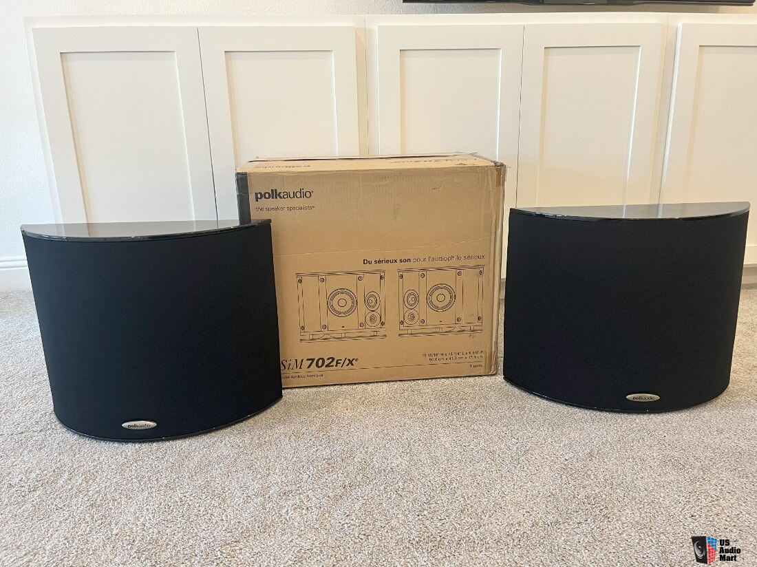 Polk Audio LSIM 702 f/x speaker pair - Beautiful Gloss Black Photo ...