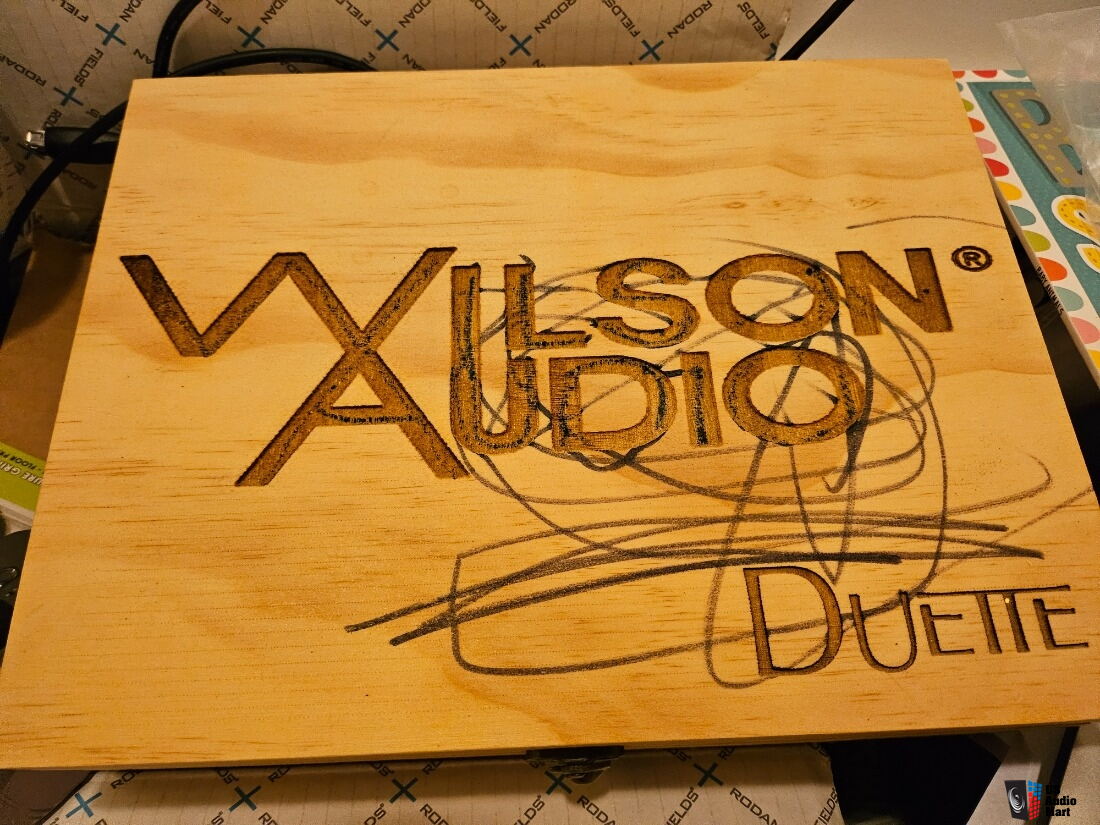 Wilson Audio Duette Series 1 With Novel Crossovers, Cables, Resistors ...