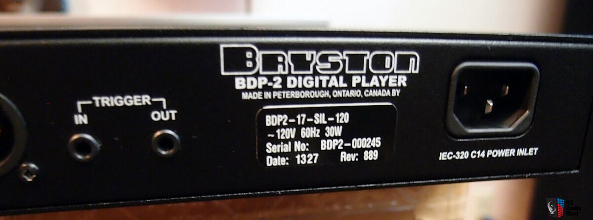Bryston BDP-2 **EXCELLENT BDP-3 sound card Photo #4633214 - Canuck ...