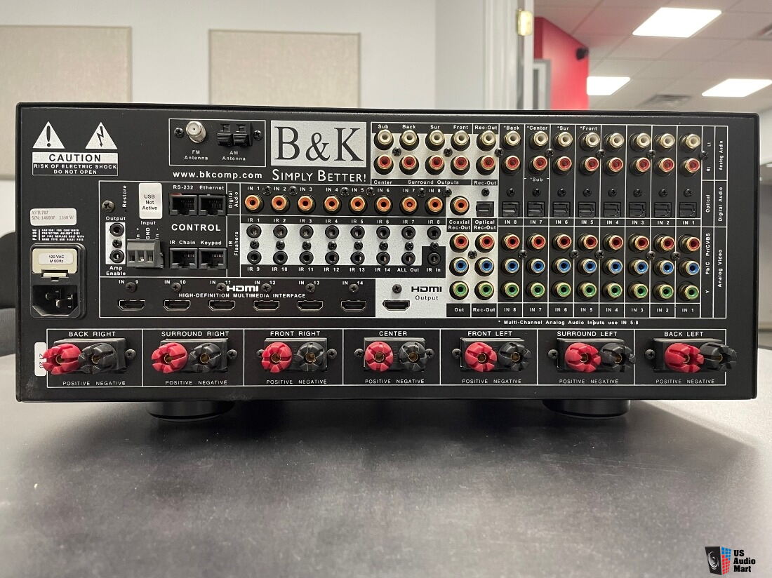 B&K AVR707 monster AV receiver 2008 model new old stock in box w/free ...