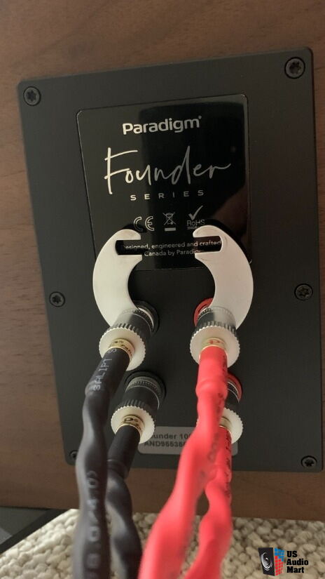 Paradigm Founder 100F speakers - Walnut - MINT Photo #4635045 - US ...