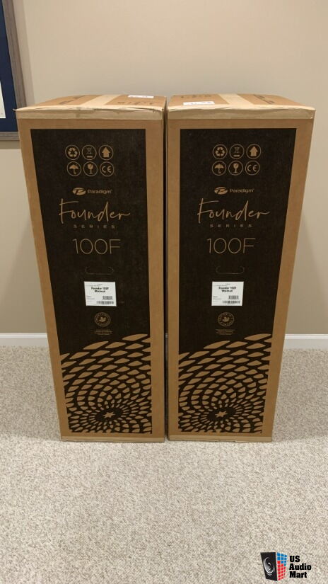 Paradigm Founder 100F speakers - Walnut - MINT Photo #4635037 - US ...