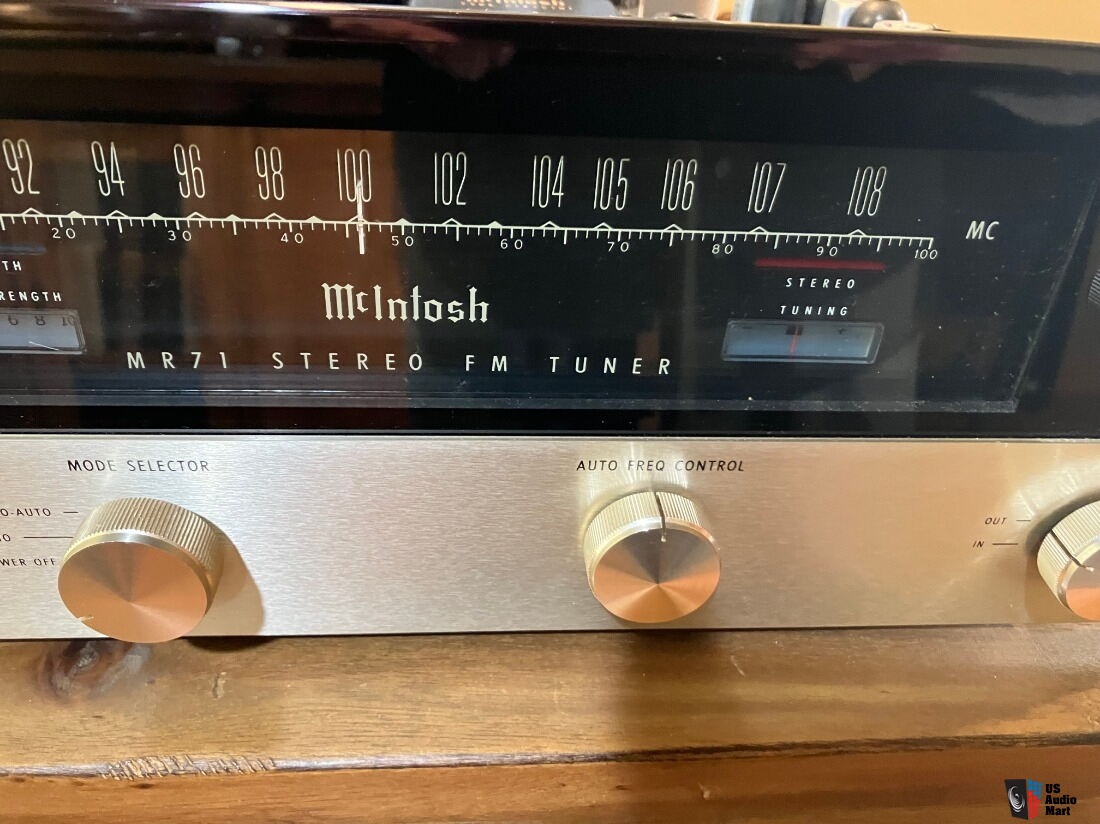 McIntosh Original MR71 Stereo Tuner / Manual in Excellent Condition ...
