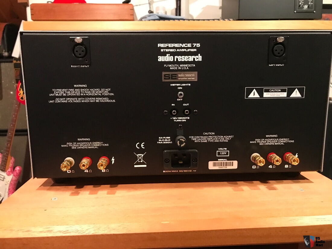 Mint Audio Research Ref 75 SE Power Amp Photo #4638264 - US Audio Mart