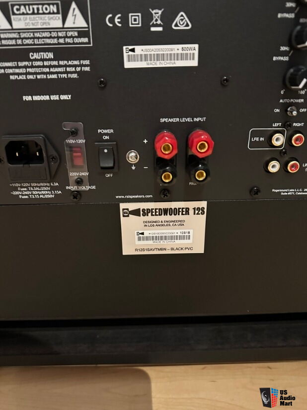 RSL Speedwoofer 12S Photo #4640183 - US Audio Mart