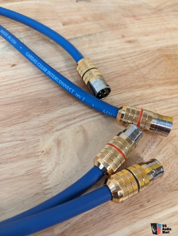 Cardas Clear balanced interconnects - less than 1 year old, 50% off ...