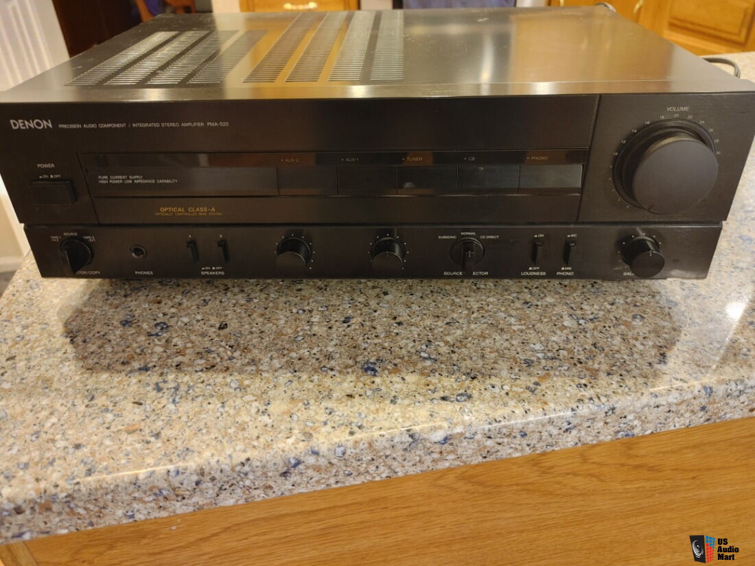 Denon PMA 520 70 Watt Class A integrated amplifier Photo #4640703 - US ...