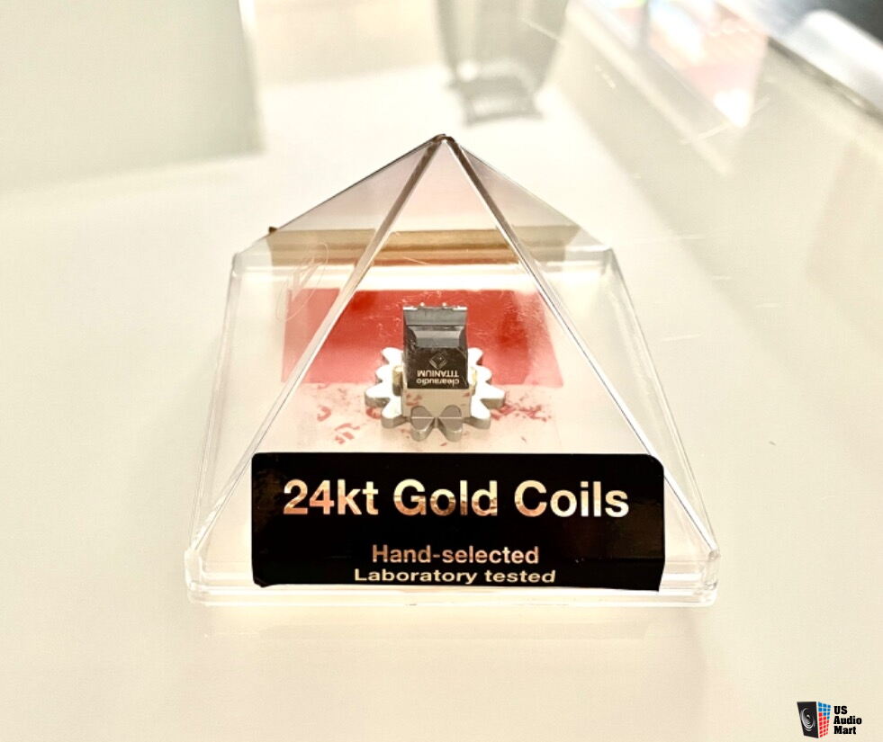 Clearaudio Titanium V2 MC Phono Cartridge, 24 carat gold Coil, Micro HD ...