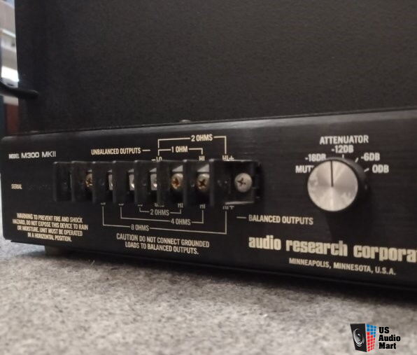Audio Research M300 MKII Triode Model Tube Amplifiers Photo #4642742 ...