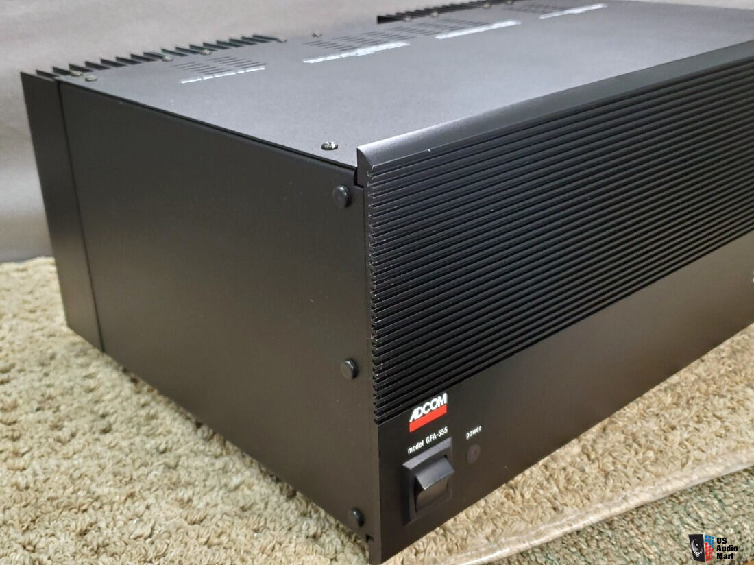 Adcom GFA-555 Stereo Power Amplifier - Original Owner - Very Nice ...