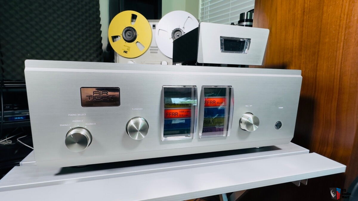 Air Tight ATE-3011 Tube Phono Stage + ATH-3s MC Step-Up Transformer ...