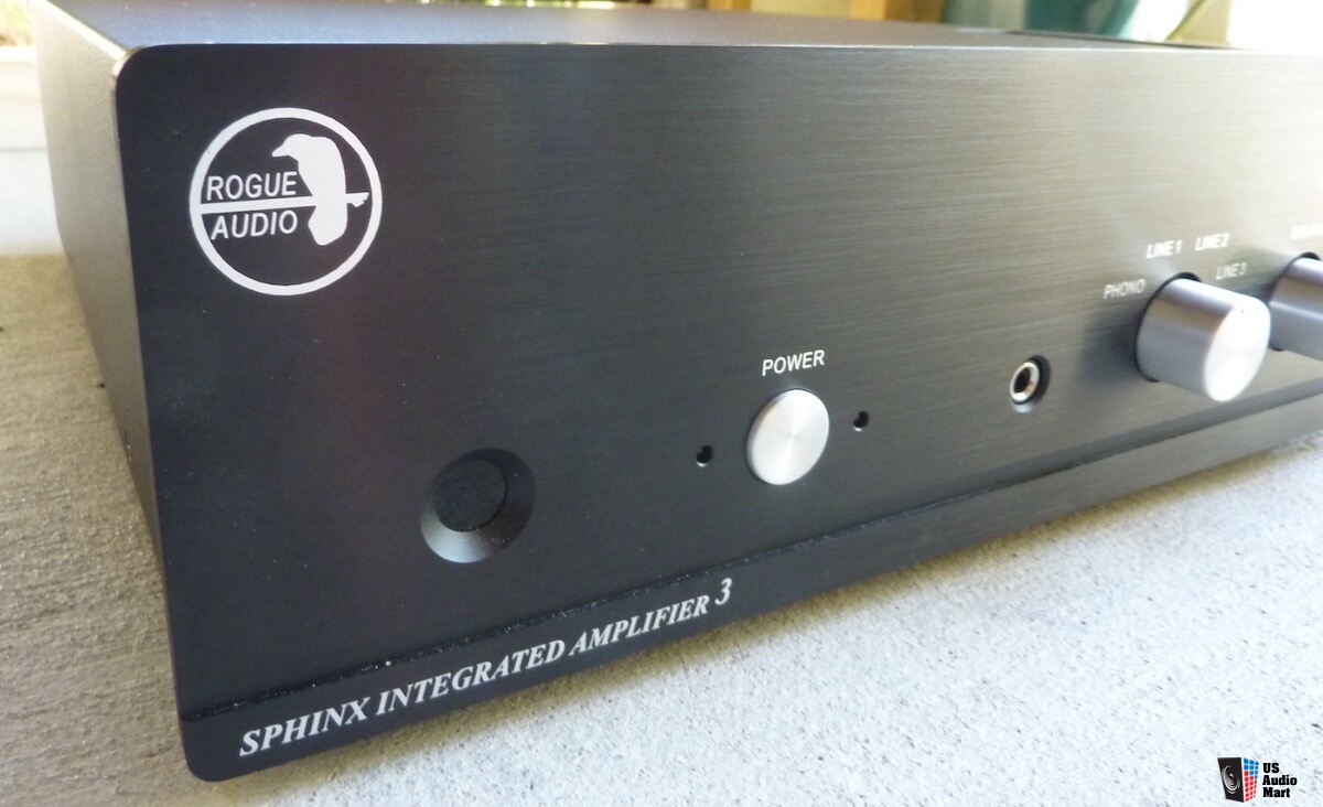 Rogue Audio Sphinx V3 integrated amplifier, hybrid tube amp w/ remote ...
