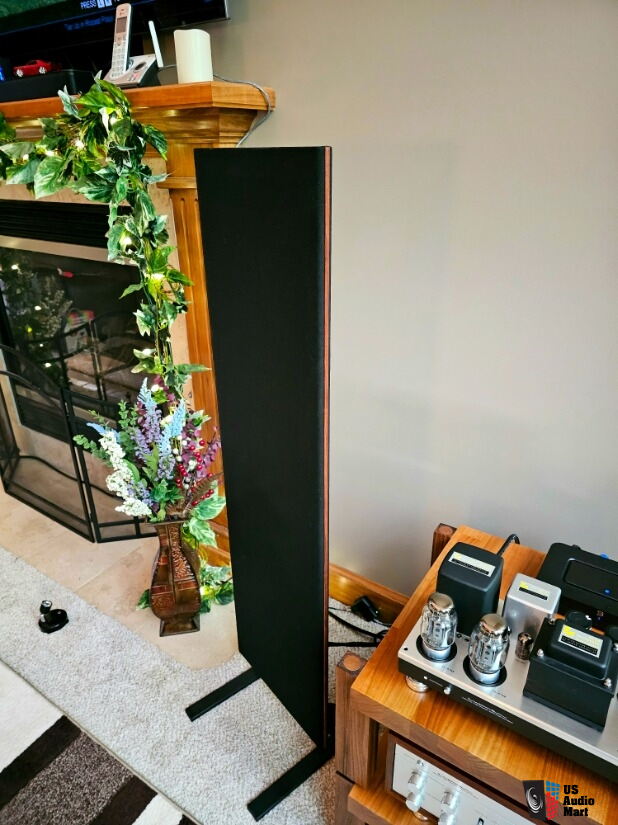 Magnepan LRS with Cherry Trim and Aftermarket Stands Photo #4646750 ...