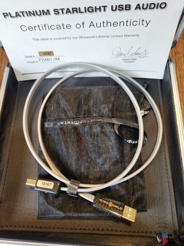 WireWorld Platinum Starlight 8 USB 1 Meter A to B Photo #4647721 - US ...