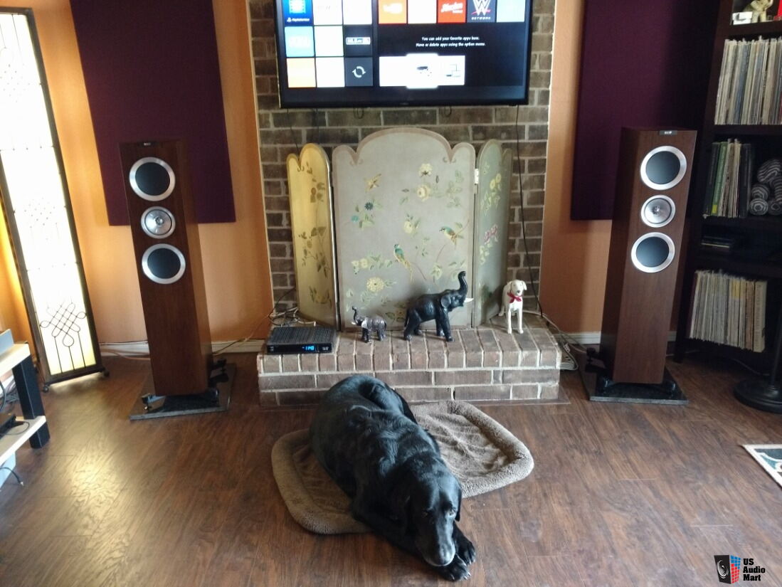 KEF R700 Speakers in Walnut Photo #4647960 - US Audio Mart