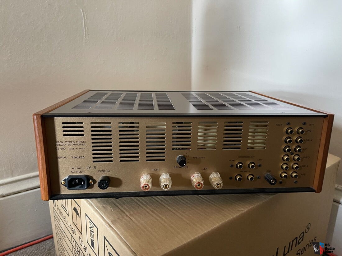Leben CS600 Integrated Amplifier + Extra Tubes * Serviced! Photo ...