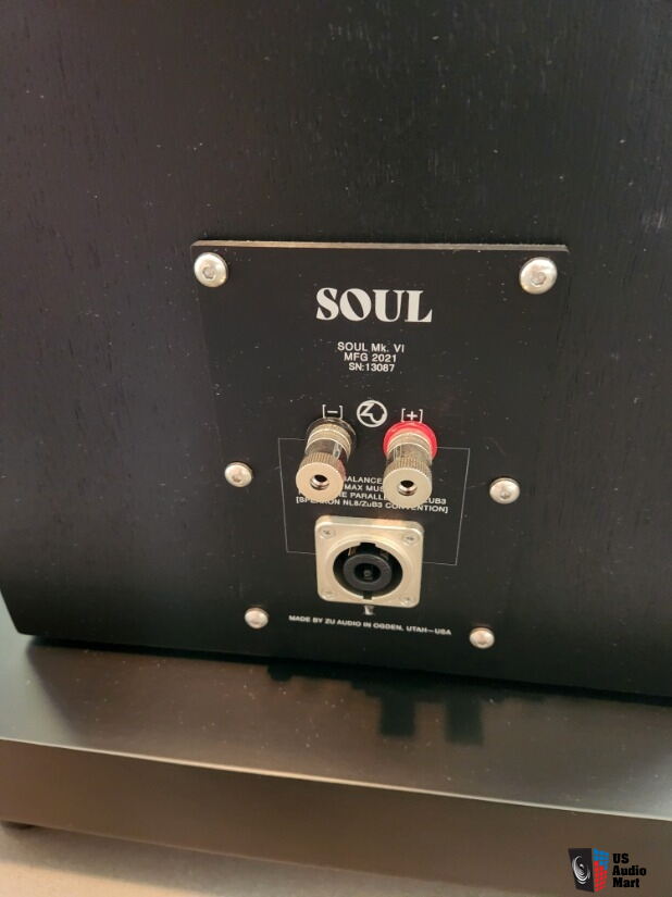 Zu Audio Soul VI Black Satin Photo #4649005 - US Audio Mart