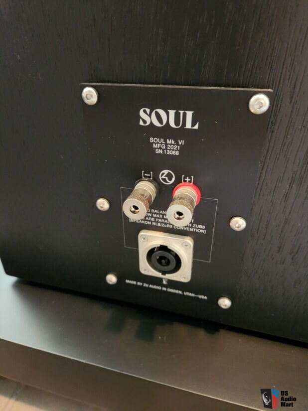 Zu Audio Soul VI Black Satin Photo #4649004 - US Audio Mart