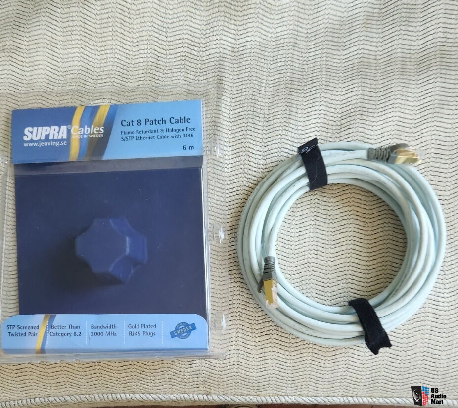 Supra Cat 8 Ethernet Cable (6 meter) Photo #4649979 - US Audio Mart