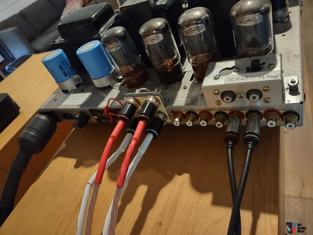 Custom Sam Kim 6L6 based ultralinear integrated amplifier with ...