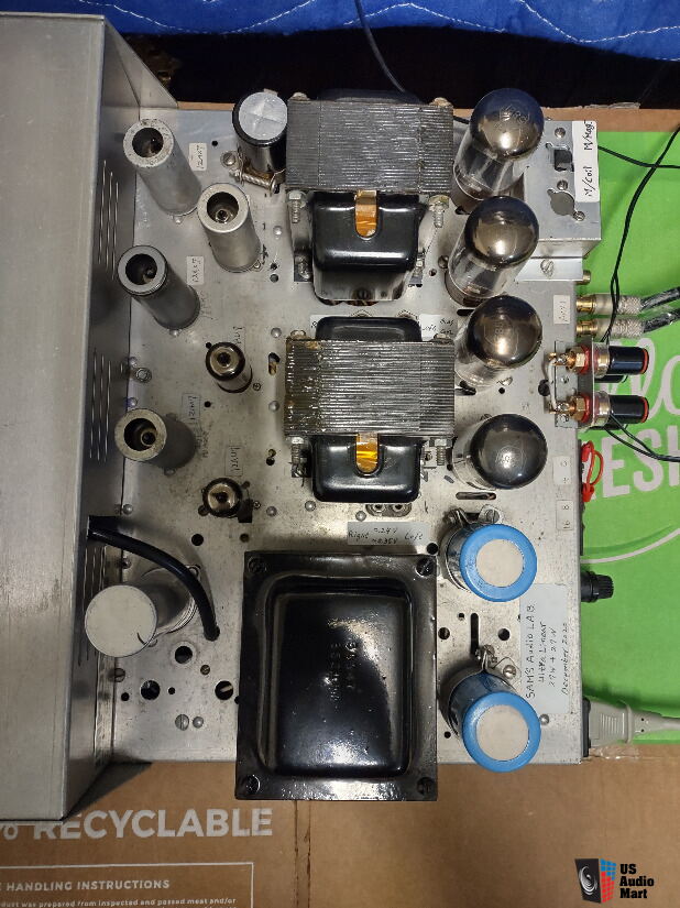 Custom Sam Kim 6L6 based ultralinear integrated amplifier with ...