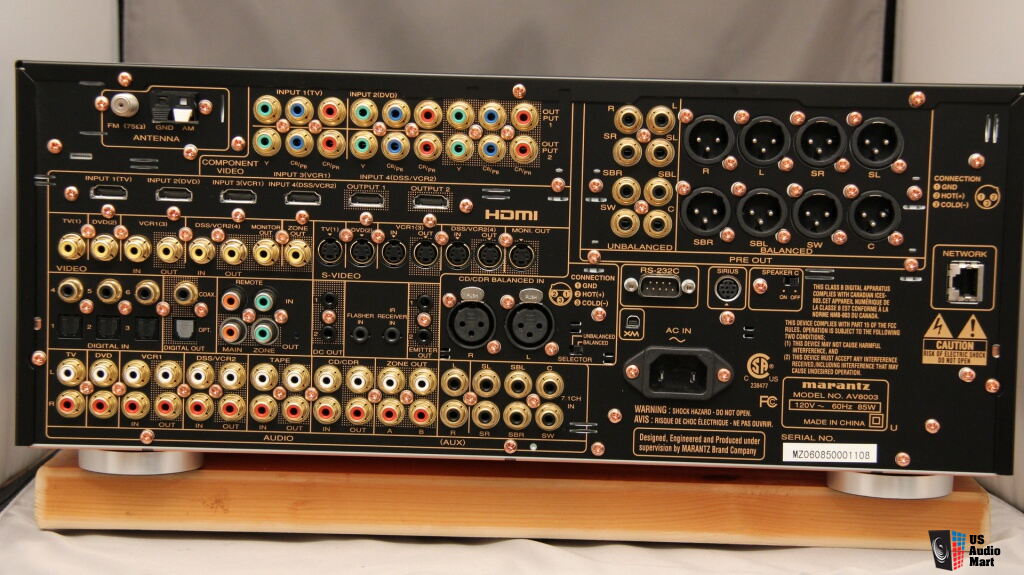 Marantz AV8003 Networking 7.1 A/V Preamplifier Photo #465156 - US Audio ...