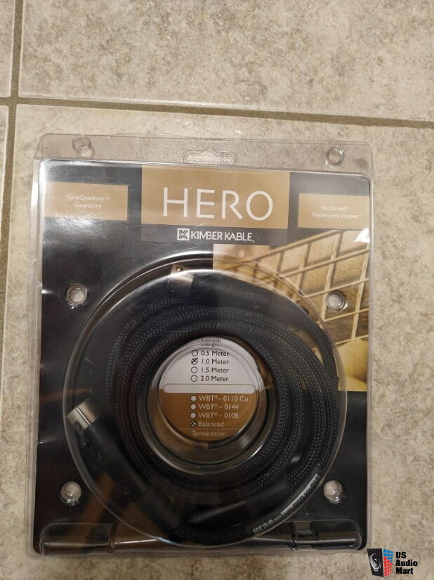 Kimber Kable Hero XLR Cables 1M Pairs Photo #4647449 - US Audio Mart