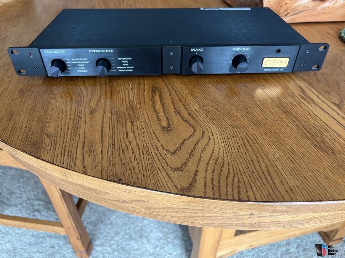 Coda FET 02b Balanced Preamplifier For Sale - US Audio Mart