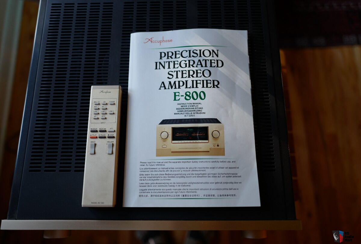 Accuphase Integrated Amplifier E-800 Photo #4655096 - US Audio Mart
