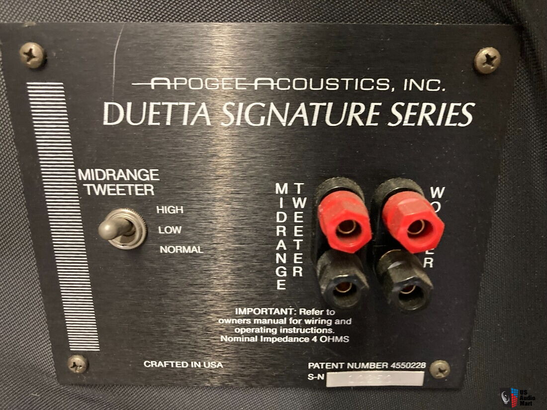 Apogee Duetta Signature Series (one) Photo #4659748 - US Audio Mart