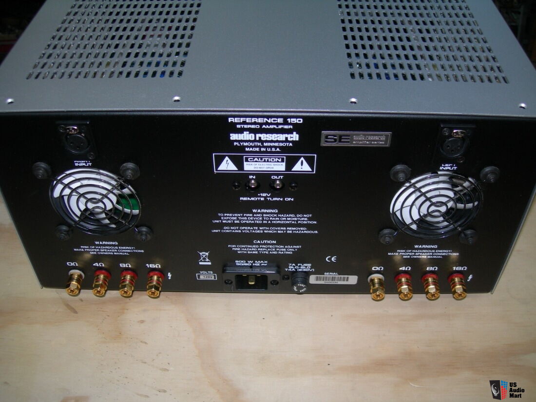 AUDIO RESEARCH REF-150 SE tube power amplifier, less than 300 hours on ...