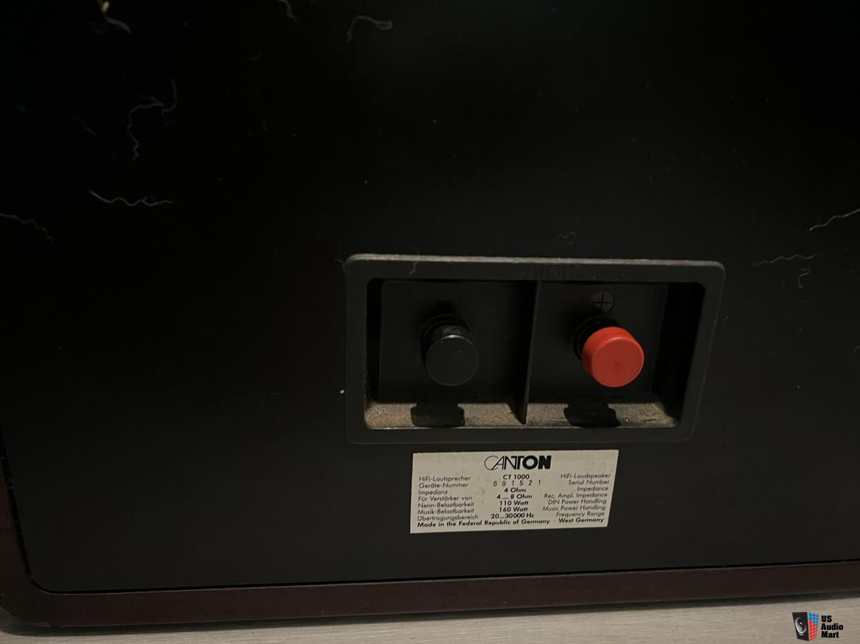 Vintage Canton CT-1000 in Piano Mahogany Photo #4662428 - US Audio Mart