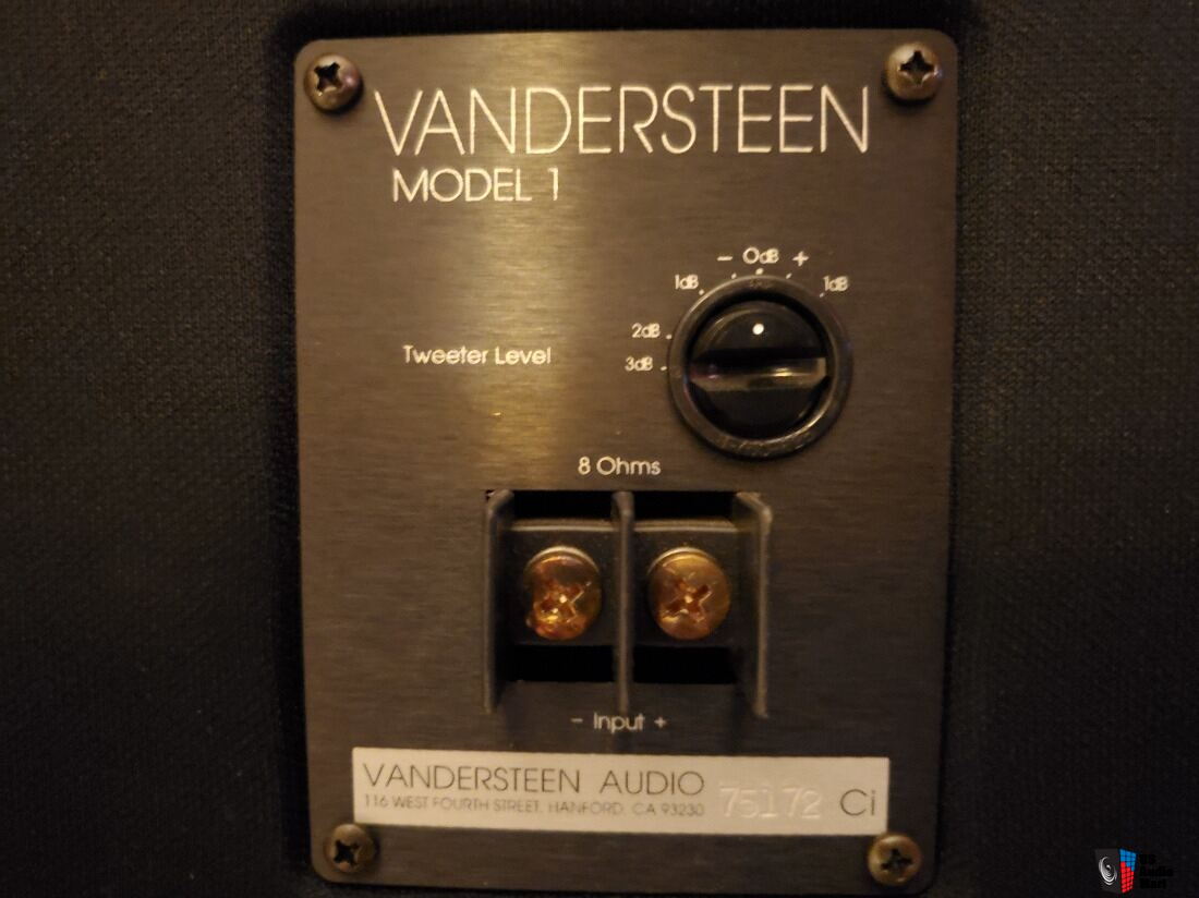 Vandersteen 1Ci Speakers with Stands Barely Used in Cherry Finish ...