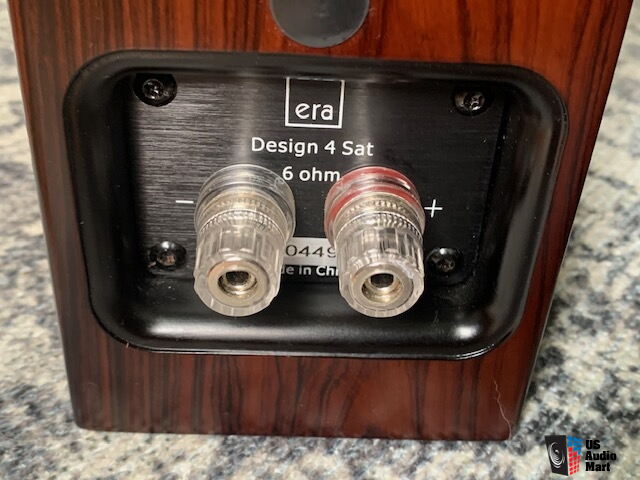 Era Design 4 Bookshelf Speakers in Beautiful Rosewood Veneer Photo ...