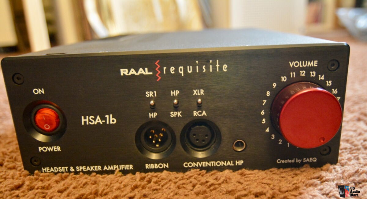 RAAL HSA-1b Headphone/Integrated Speaker Amp for SR1a, Susvarna, Audeze ...