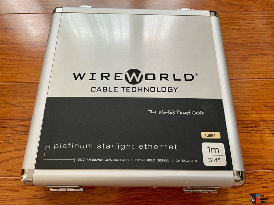 WireWorld Platinum Starlight 8 Ethernet Cable 1m Photo #4670532 - US ...
