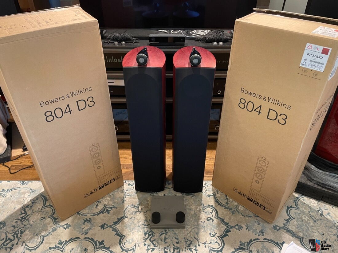 B&W 804 D3 Diamond Floorstanding Stereo Speakers - Excellent Photo ...