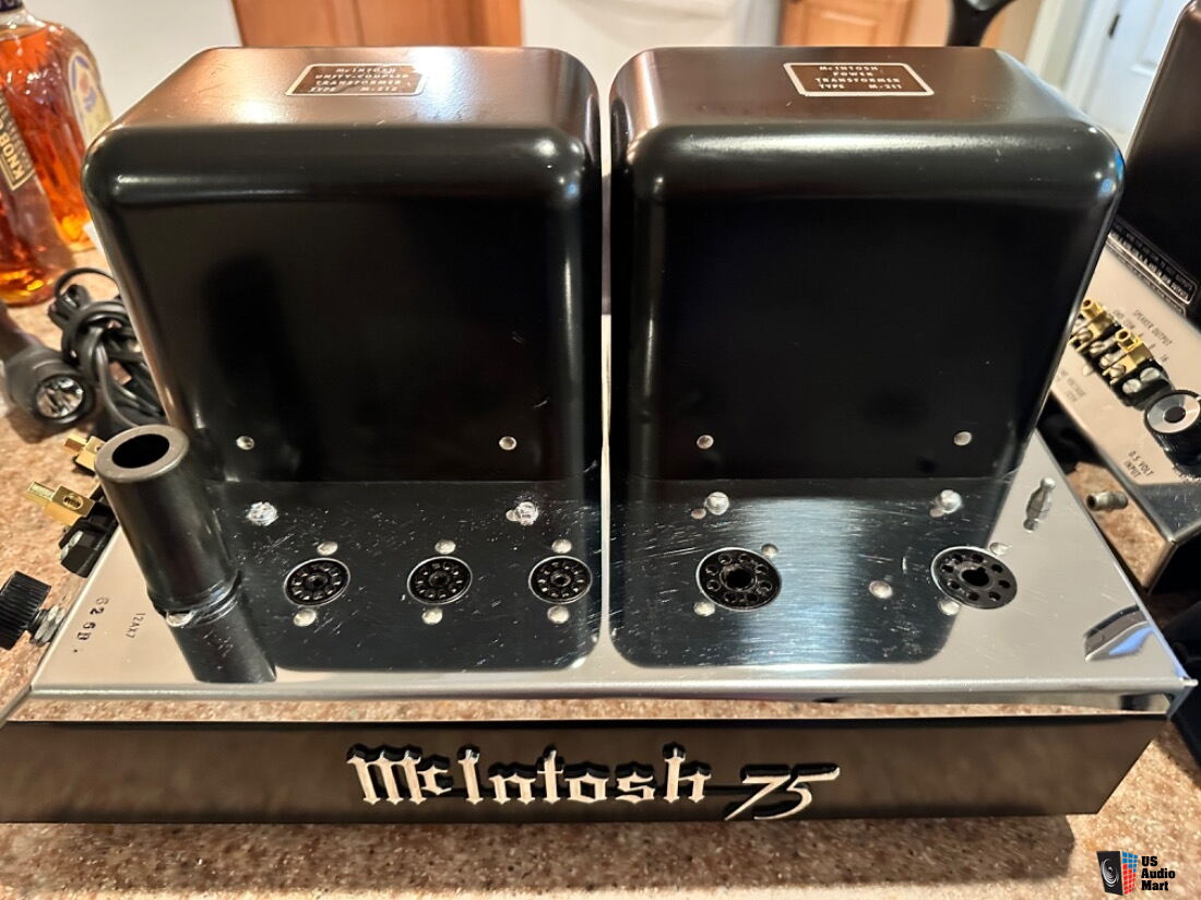 McIntosh MC75 pair mono bloc amplifiers - original not reissue Photo ...