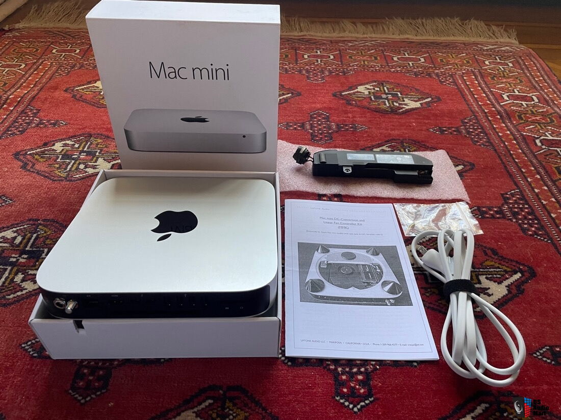 Mac Mini with Uptone 12VDC input & fan controller installed + HDPlex ...